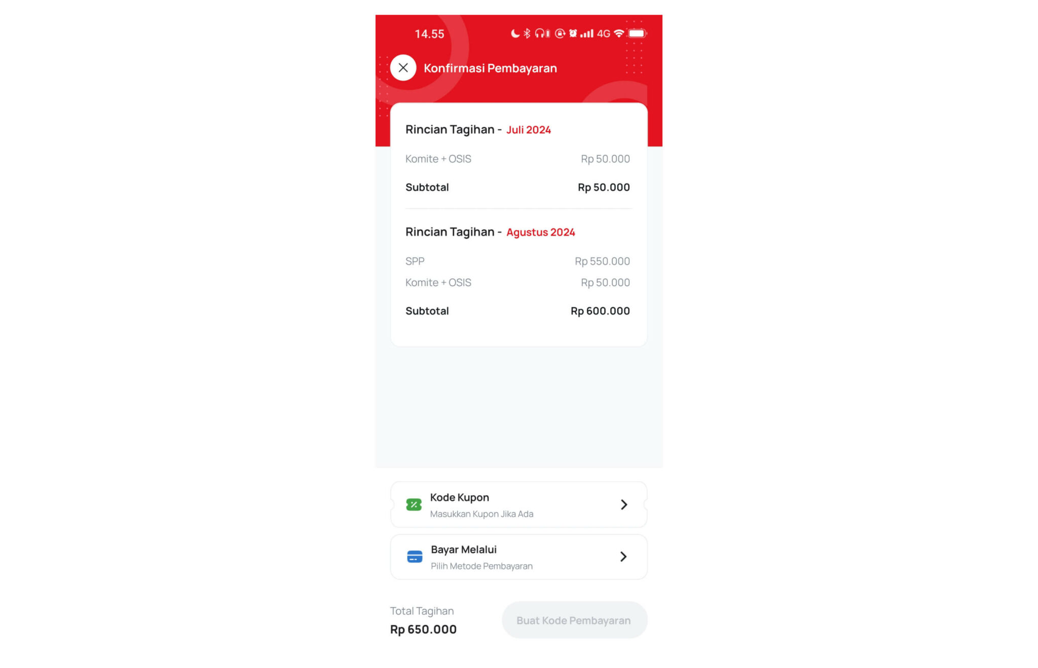 Cara Menggunakan Kode Kupon Pada Aplikasi MHS Batam
